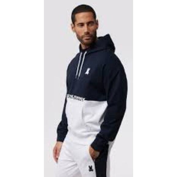 Psycho Bunny | Shirts | Rare 222 Physco Bunny Georges Popover Hoodie ...